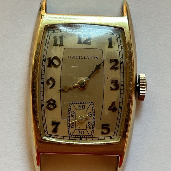 Vintage Hamilton Menâ s Watch 980 17 Jewel 14K GF | WatchCharts Marketplace