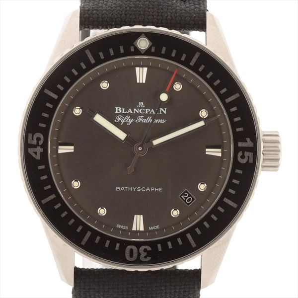 [Pre-owned] Blancpain Fifty Fathoms 5100B-1110-B52A SS x Nylon AT Gray ...