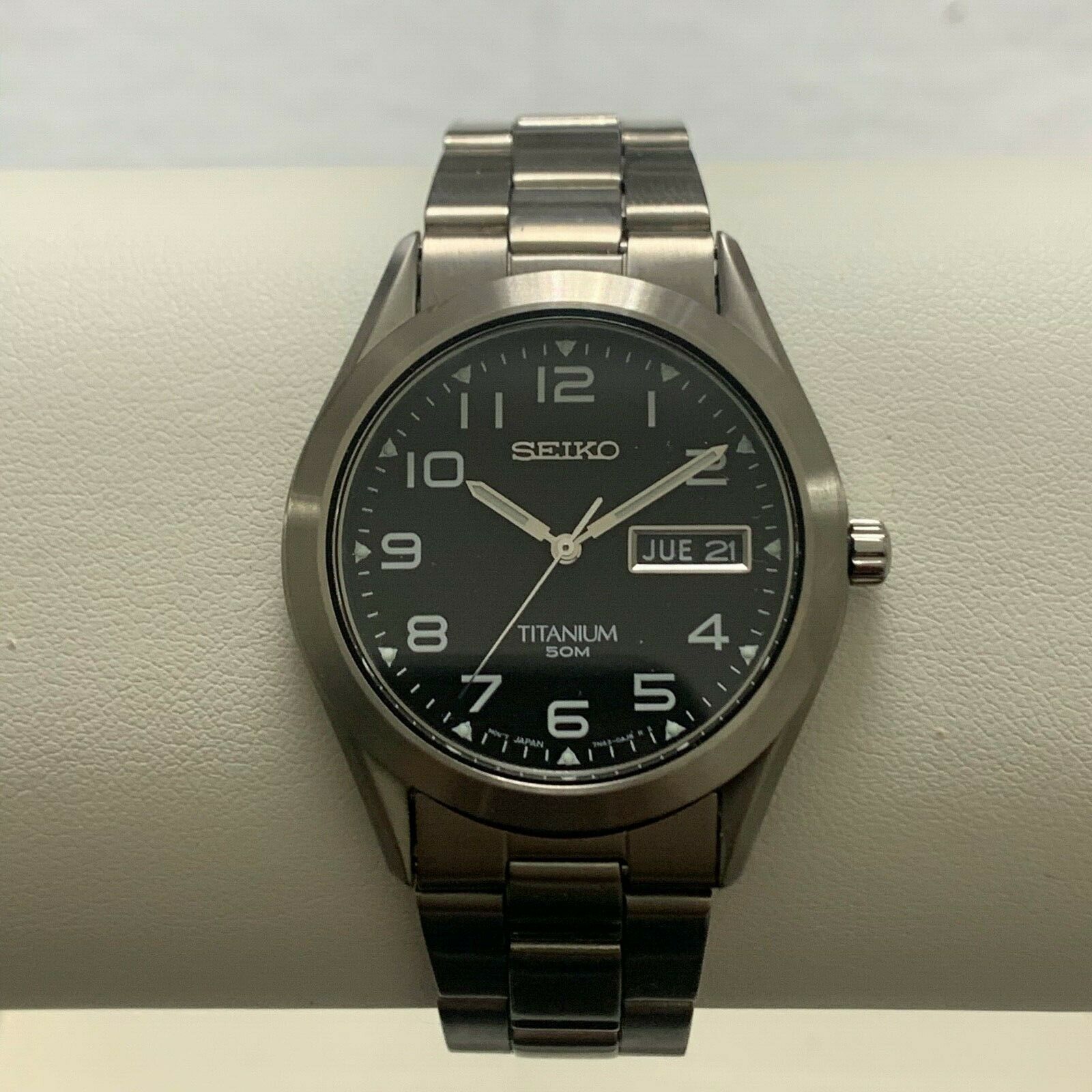 SEIKO MENS TITANIUM WATCH SGG711 *NEW* R//$195 | WatchCharts Marketplace