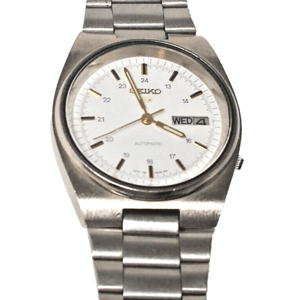 Seiko "5" Automatic A6319-3130 Military Style 21J Mens Watch - See Description | WatchCharts ...