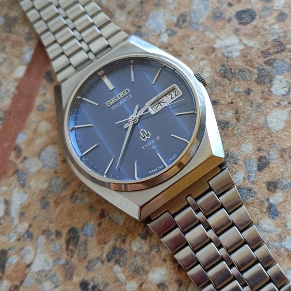 Vintage Seiko Quartz Type II JDM 7123 7010 January 1979 | WatchCharts
