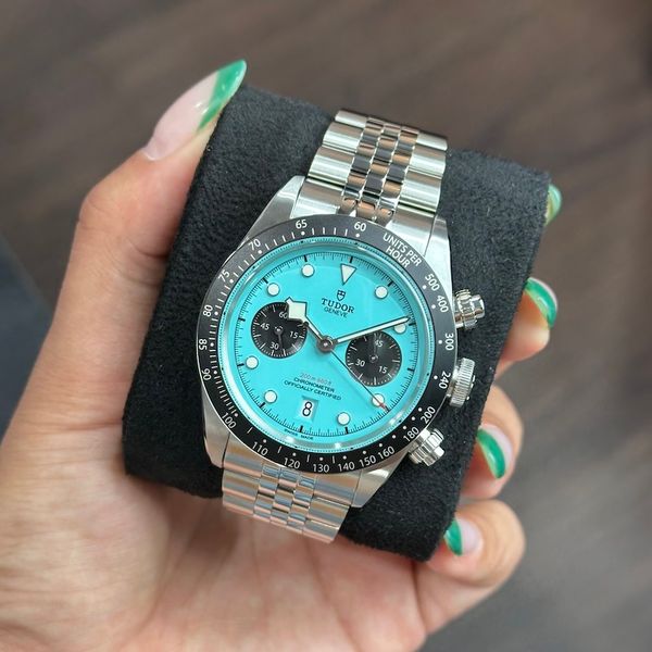 Tudor Black Bay Chrono Flamingo Blue Dial 79360N-0024 (2025) - Brand ...