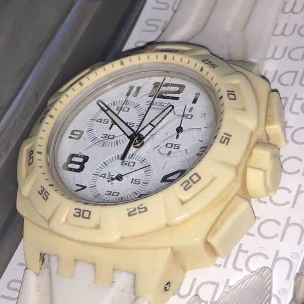 2007 Swatch Chronograph Quartz. Original Box & Guarantee. | WatchCharts ...