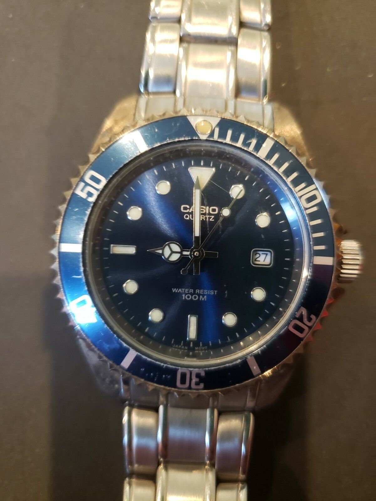 Casio MTD 1010 Stainless Steel Watch and Bracelet | WatchCharts Marketplace