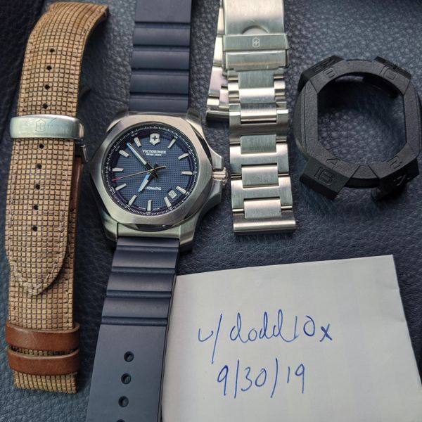 [WTS] Victorinox INOX Automatic with bracelet, rubber, and leather ...