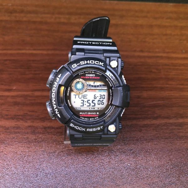 Casio G SHOCK GWF1000 Frogman Tough Solar Power Digital Men's Watch ...