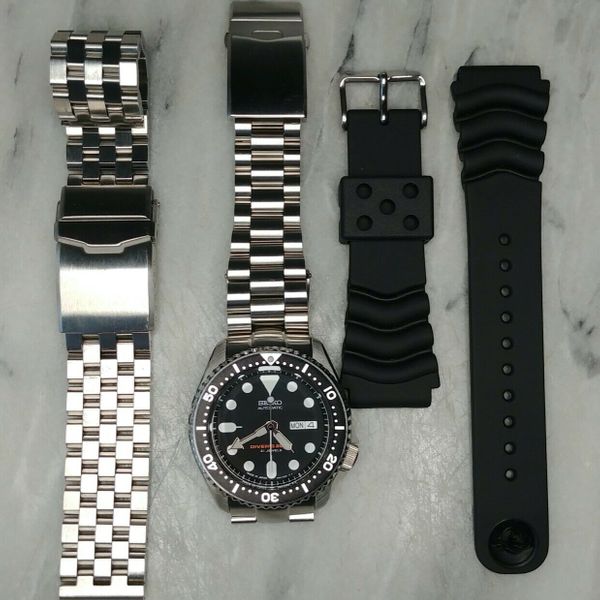 Seiko SKX007J1 Made in Japan w/ Strapcode Endmill AND Super Engineer II ...