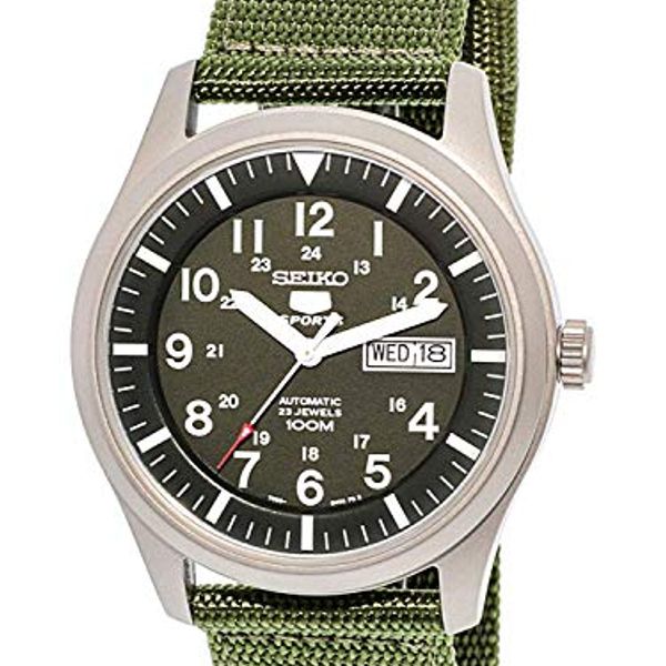 [Seiko] Seiko 5 Sport Automatic Khaki Dial Mens Watch SNZG09K1 ...