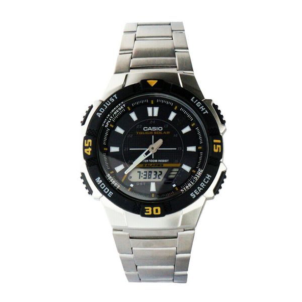 Casio AQ-S800W Module 5208 Tough Solar World Time Analog Digital Watch ...