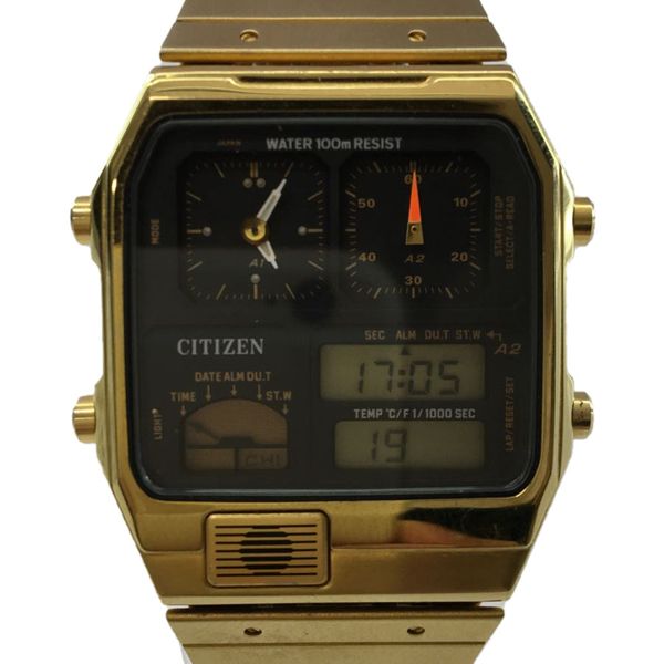 [Used] CITIZEN ANA-DIGI TEMP/Quartz watch//8988-Q01920 [Clothing and ...