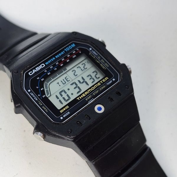 VINTAGE CASIO THERMOMETER WATCH TS-1200 MADE IN JAPAN | WatchCharts ...