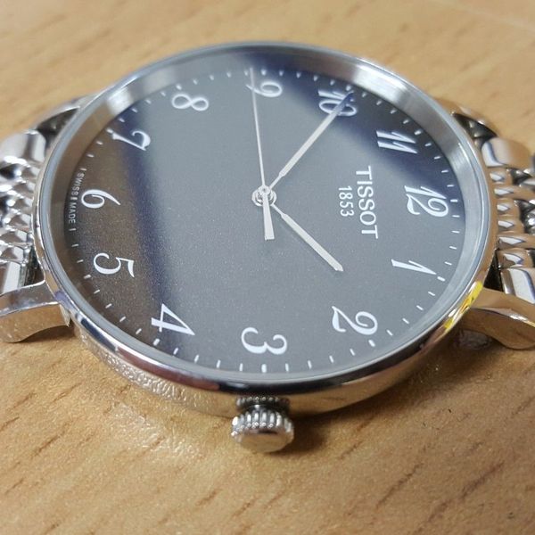 Tissot Every Time Medium Grey Dial T109410A OL 87412 | WatchCharts ...