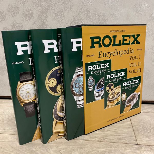Rolex Encyclopedia 3 book set -50% off | WatchCharts Marketplace