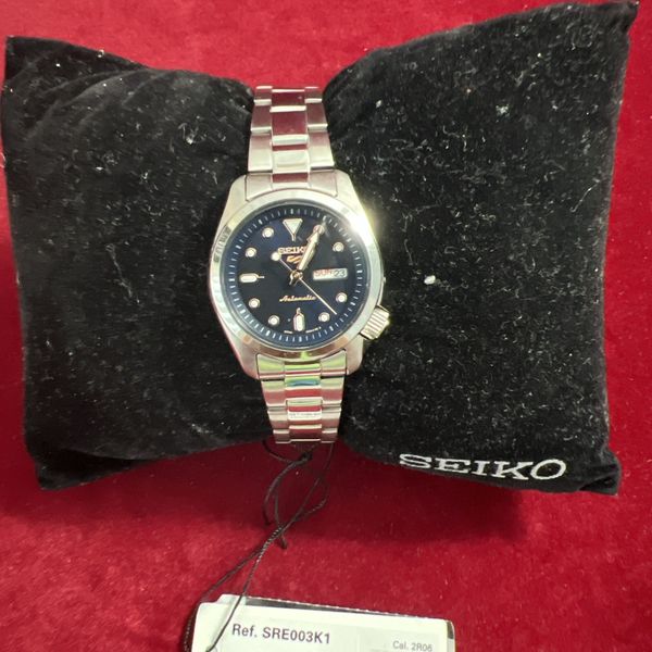 Seiko 5 Sports Automatic Blue Dial Ladies Watch SRE003K1 | WatchCharts ...