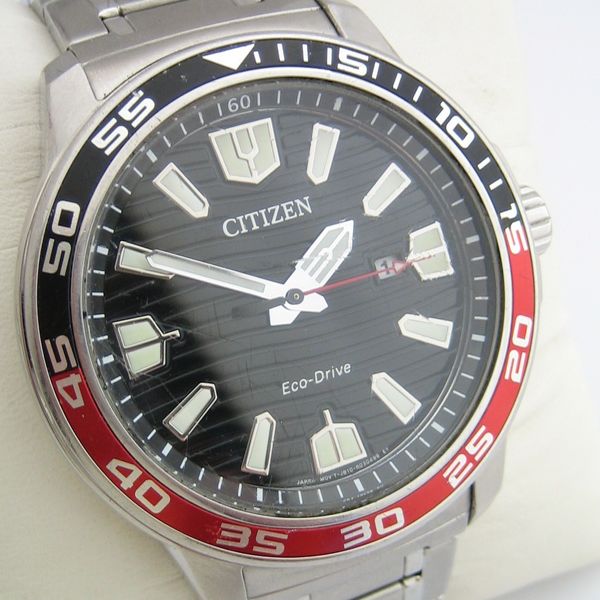 CITIZEN ECO DRIVE WATCH MENS AW1527-86E STAINLESS STEEL BRACELET DIVER ...