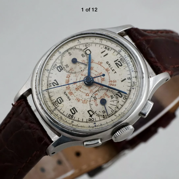 FSOT Gallet Multichron Commander WW2 Excelsior Park 42 mov. ALL ...