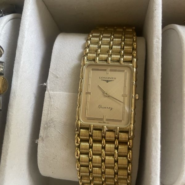 Longines Gold Tone Quartz Unisex Vintage Swiss Watch MZ5713 Swiss 0961 ...