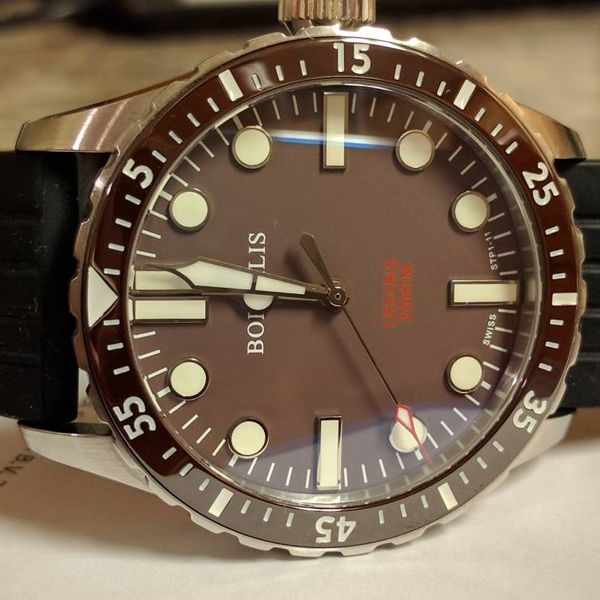 FS Borealis Cascais Coffee Dial - Swiss Movement - Awesome Bracelet ...