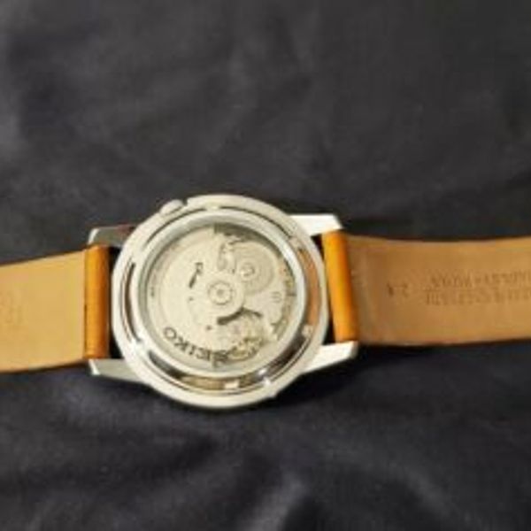 Seiko Explorer 5 Automatic Blue Silver Mens SNKE61K1 Calfskin Leather ...