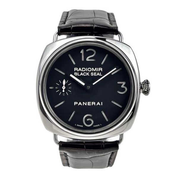 Panerai Radiomir Black Seal PAM00183 Stainless Leather Manual Wind ...