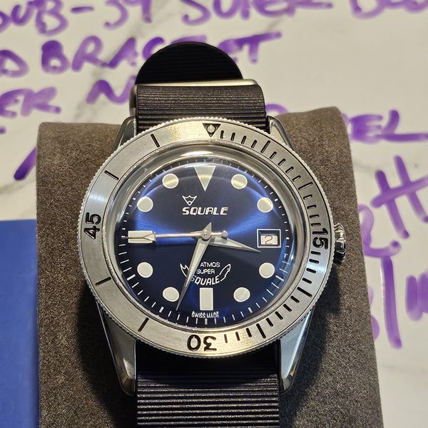 [WTS/WTT] Squale Sub 39 Super Blue Dive watch full kit with upgraded ...