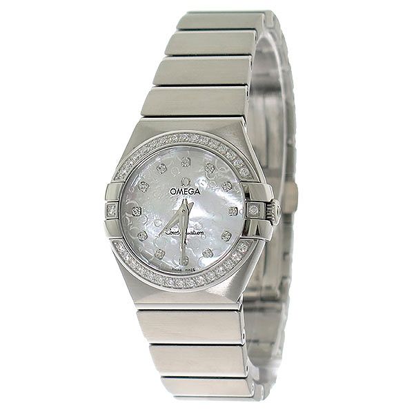 Omega OMEGA Constellation Quartz Ladies Watch 123.15.27.60.55.005 White ...
