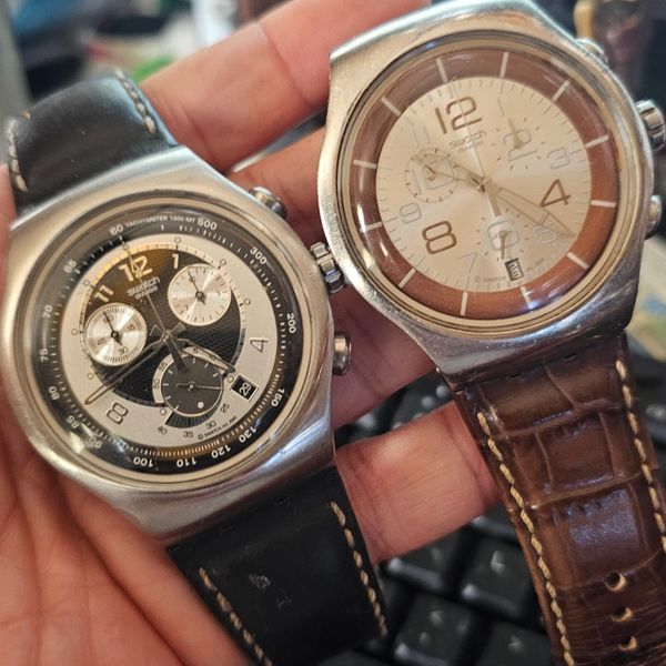 lot of 4 swatch irony the chrono watches | WatchCharts Marketplace