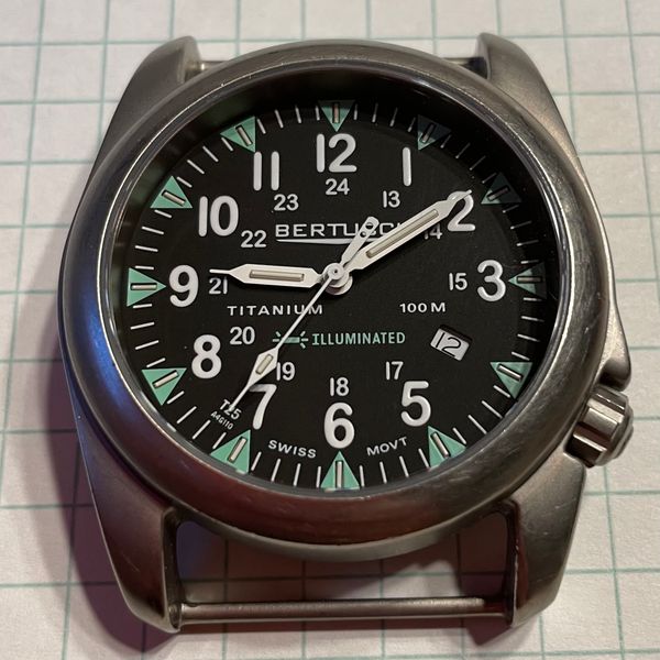 Bertucci A-4T Yankee Illuminated tritium titanium military ...