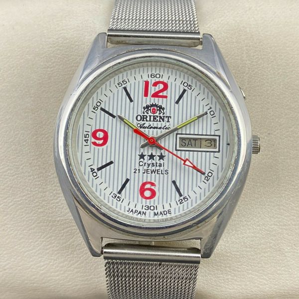 Vintage Orient Crystal Automatic Cal.46941 Day-Date 21 Jewels Men's ...