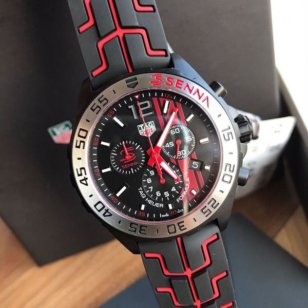 Tag Heuer Formula 1 Quartz Mens Watch CAZ1019.FT8027 Chronograph 43mm ...