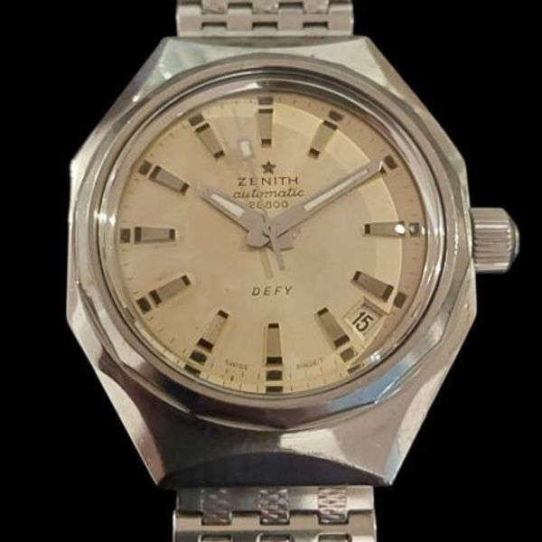 VINTAGE ZENITH DEFY HIGH FREQUENCY SCREW DOWN CROWN WATERPROOF MEN´S ...