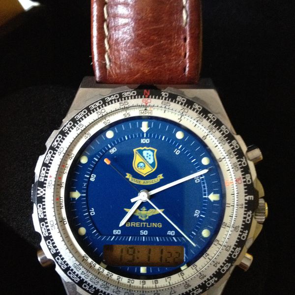 F.S.Breitling Blue Angels Navitimer 3300. | WatchCharts Marketplace