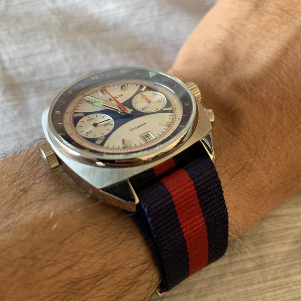 For Sale russian Poljot OCEAN Chronograph reissue | WatchCharts