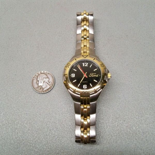 Vintage Men's Wristwatch Advertising Ford Motor Co FD011 012 PC21 Japan ...
