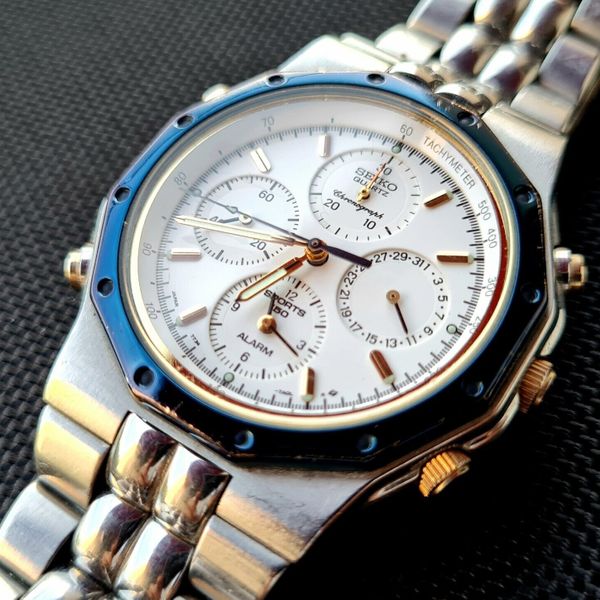 SEIKO Polygon 7T34-7A10 Royal Oak nod rare | WatchCharts Marketplace