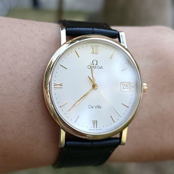 Genuine Omega 18k Solid Gold Frame Watch | WatchCharts Marketplace