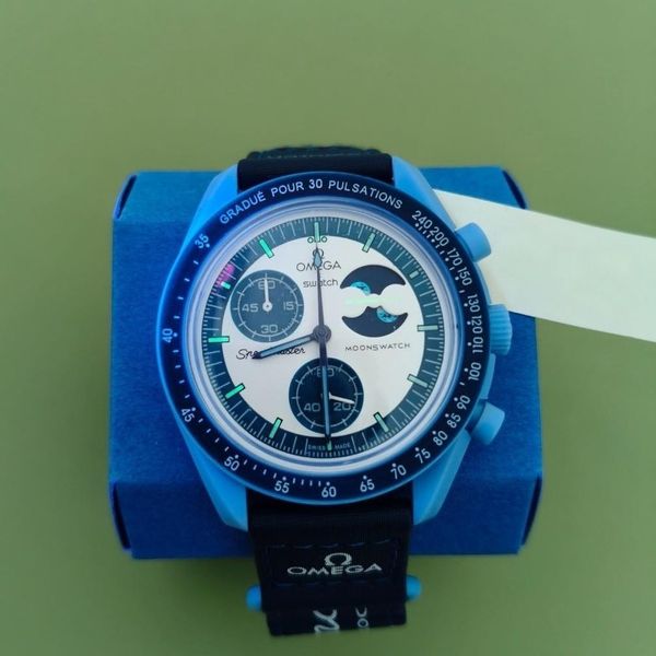 OMEGA x Swatch MoonSwatch Mission To BLUE MOON Watch -With Box #21 ...