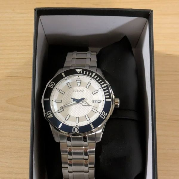 (98B349) Brand New! Bulova Stainless Steel Men's Watch, Japan Movement | WatchCharts Marketplace