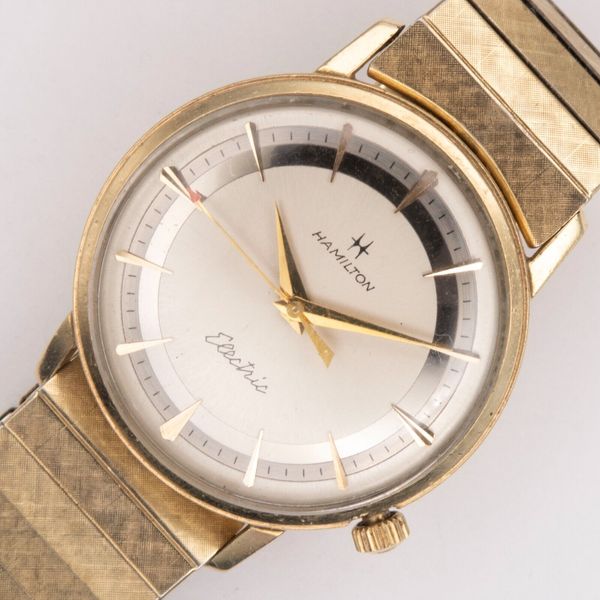 Vintage Hamilton Electric 10K Rolled Gold Plate Wristwatch, Parts ...