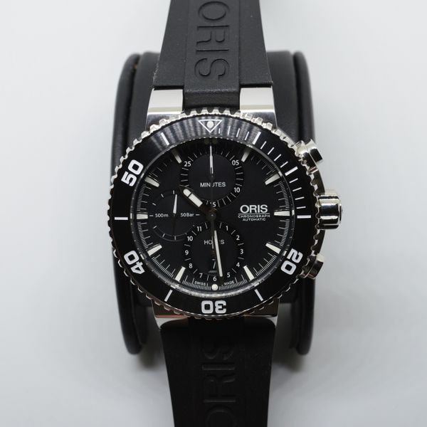 FS: LNIB Oris Aquis Chronograph Rubber - Ref. 01 774 7655 4154-07 4 26 ...