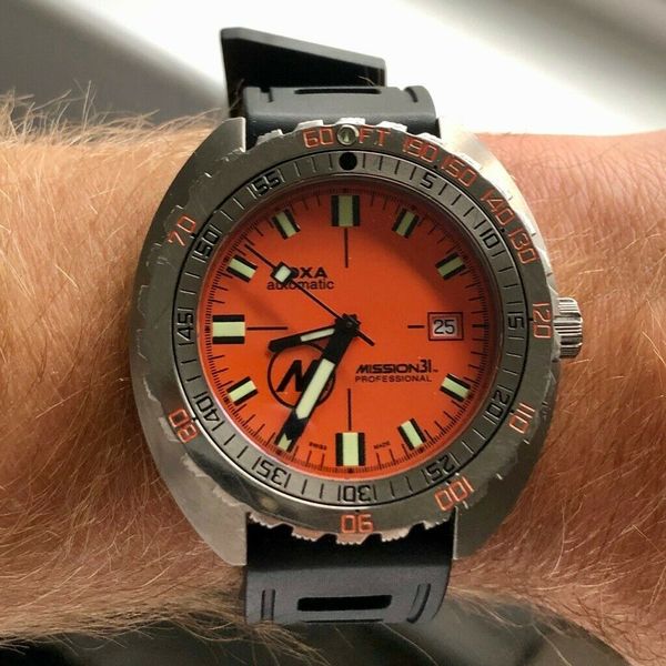 DOXA MISSION 31 SUB PROFESSIONAL Titanium on Isofrane | WatchCharts