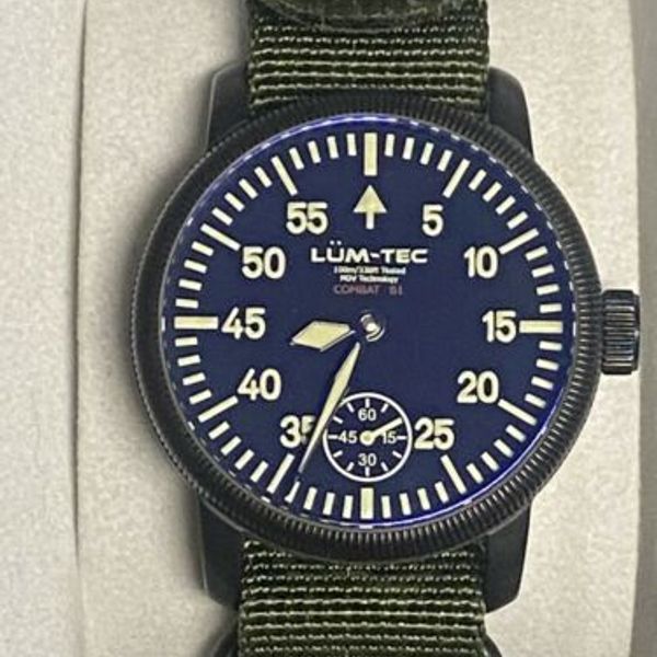Lum-Tec B1 Combat MDV Technology Watch Sapphire Crystal Wind Watch w ...