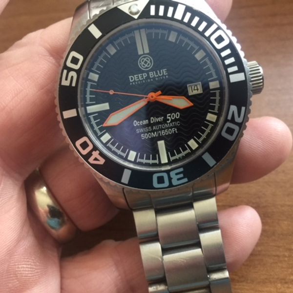 Deep Blue Ocean Diver 500 | WatchCharts Marketplace