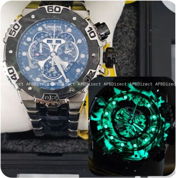 Invicta - Reserve - Carbon Hawk - Carbon Fiber Swiss MASTER CALENDAR ...