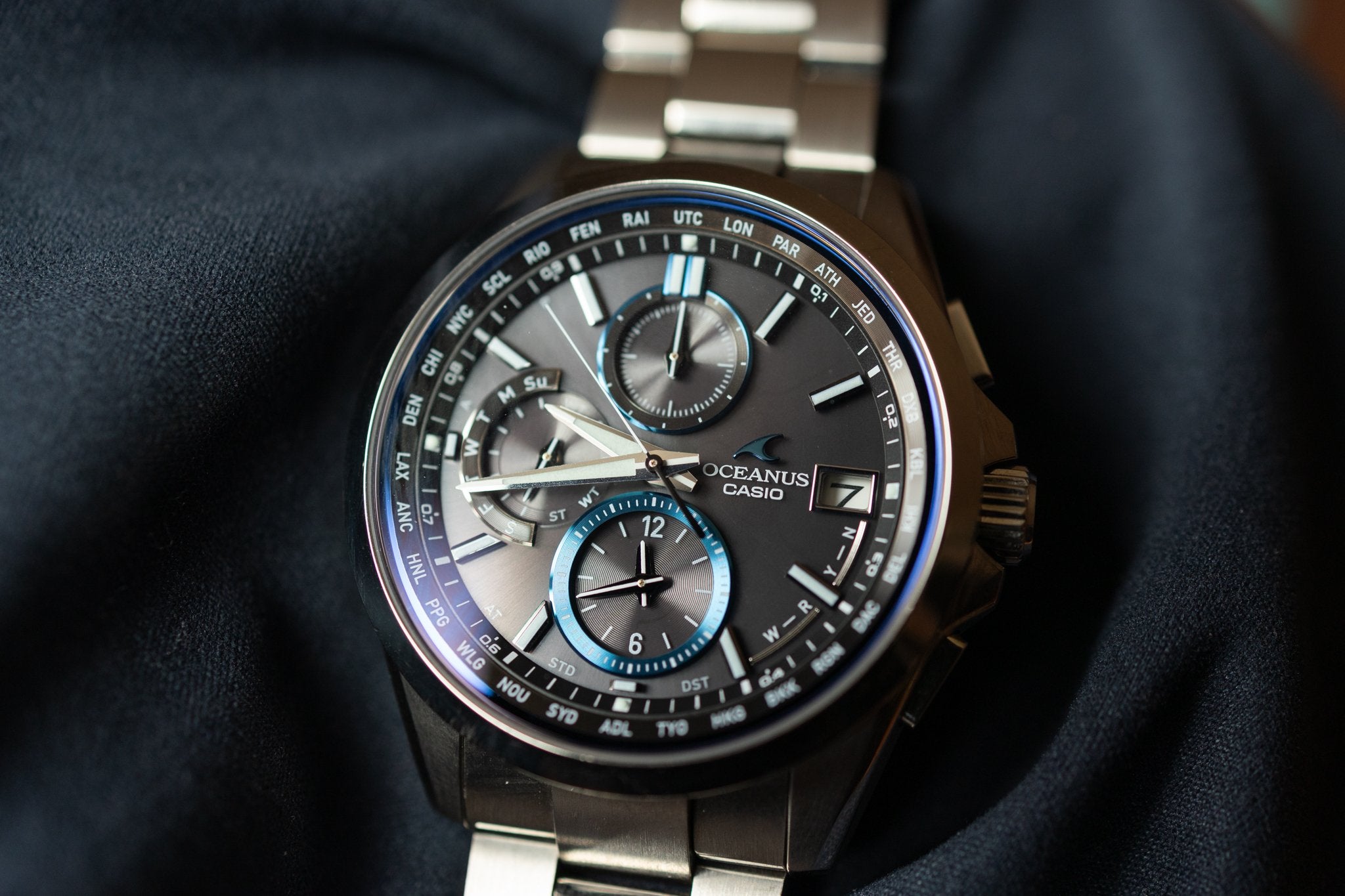 Casio Oceanus OCW-T2600 Full Titanium Multiband Solar Sapphire Tool ...