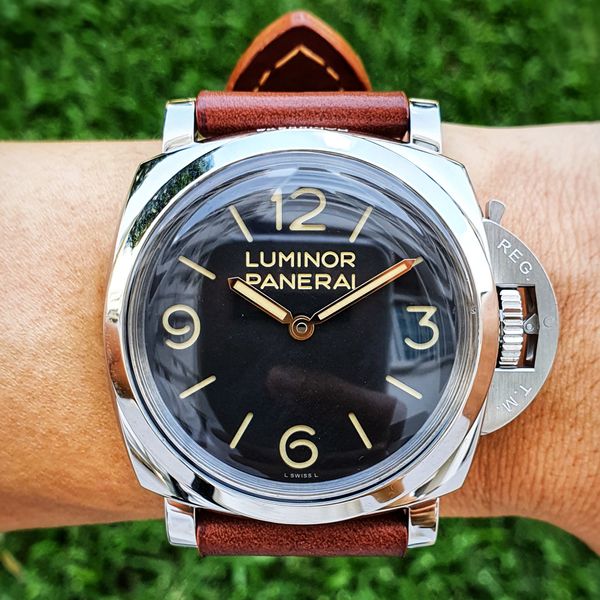 Panerai Luminor 1950 3 Days PAM 372 Stainless Steel 47mm Complete Set ...