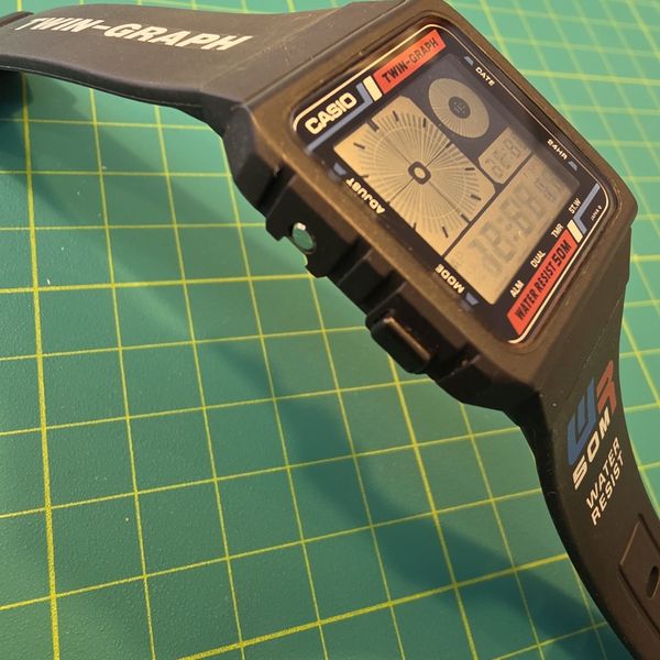 Vintage Casio AE-20W Twin Graph - 80s Digital - Japan - MINT CONDITION ...