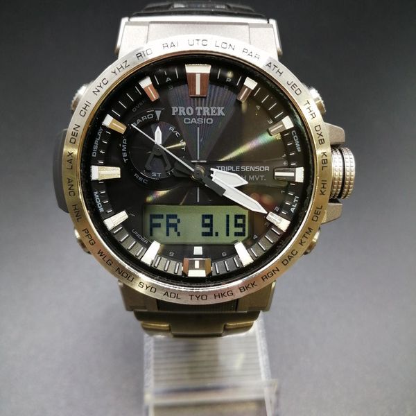 Casio Pro Trek PRW-60T Digital Watch, Resin Band, Used | WatchCharts ...