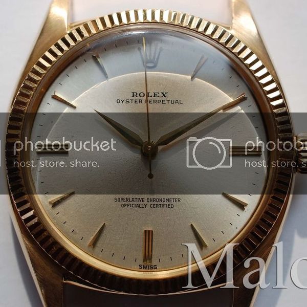 FS: Classic 1959 Rolex Oyster Perpetual Ref. 1013 in Solid 18k Yellow ...