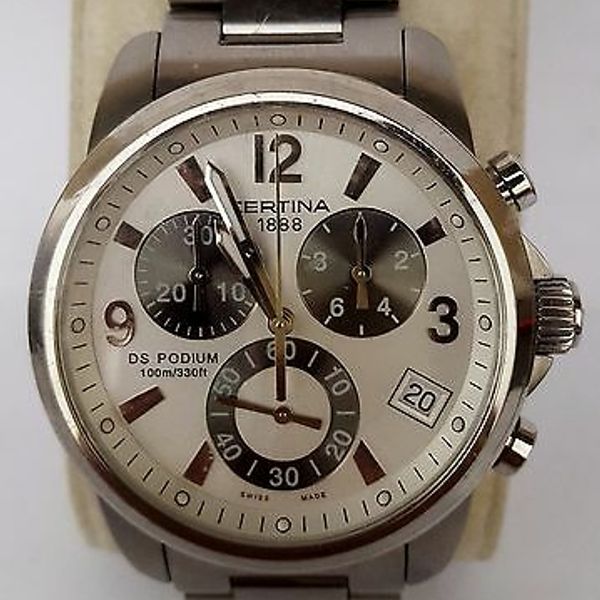 NEW ORIGINAL CERTINA DS PODIUM QUARTZ CHRONOGRAPH Ref.C536.7129.42.16 | WatchCharts Marketplace
